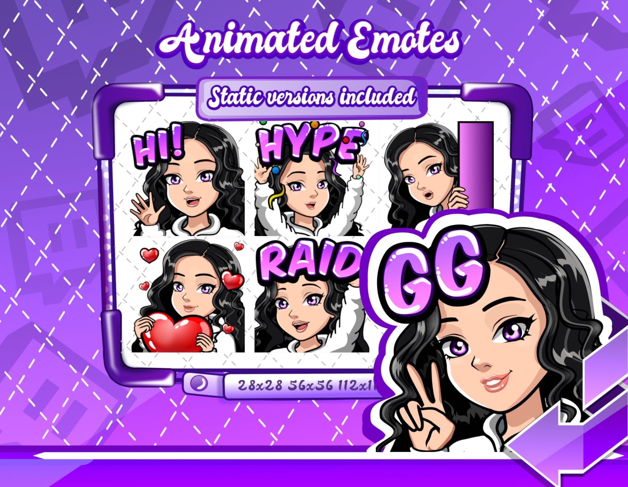 Animated Cartoon Glam Emotes V2 – TotallyGlamCo